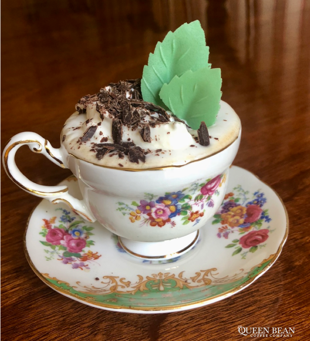 Grasshopper pie latte! – Coffee with the Queen